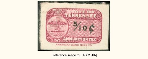 Tennessee - Ammunition Tax Stamp (1947-?) - Summary