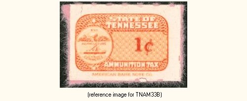 Tennessee - Ammunition Tax Stamp (1947-?) - Summary