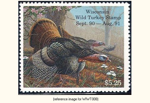 Wisconsin - Wild Turkey (1984-Present) - Detail