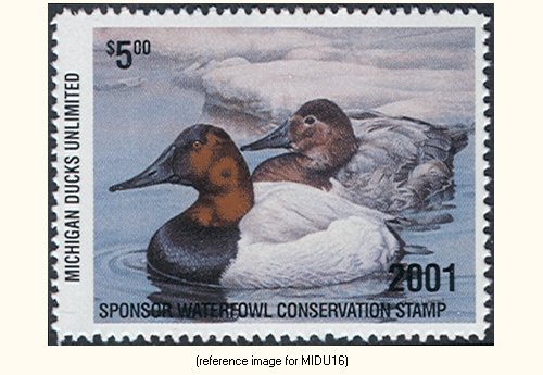Michigan Ducks Unlimited Sponsor (1986-??) - Detail