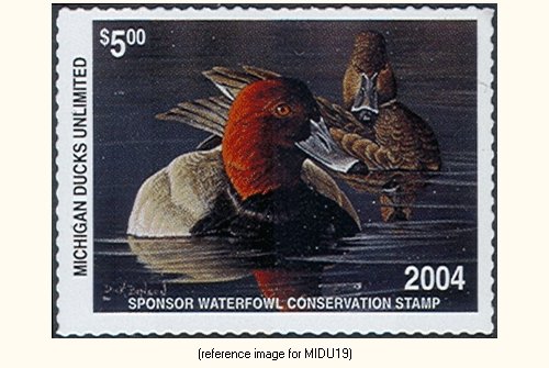 Michigan Ducks Unlimited Sponsor (1986-??) - Detail